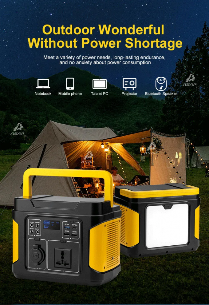 Solar Charged Power Station 80000mAh 296WH Outdoor Portable Power Station